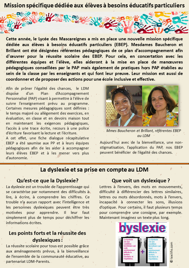 Mission EBEP – Lycée des Mascareignes